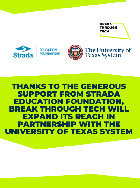 Strada Education Foundation Award - Break Through Tech